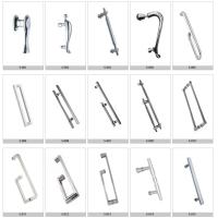 China Stainless Steel Sliding Shower Door Enclosure Custom Size Tempered Glass 8mm for sale