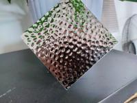 China Non-Alloy Water Ripple Stamped Stainless Steel Sheet 0.5mm 1219mm Decorative Panel for sale