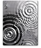 China Super Duplex Water Ripple Corrugated Stainless Steel Sheet Plate 1kg Decorative for sale