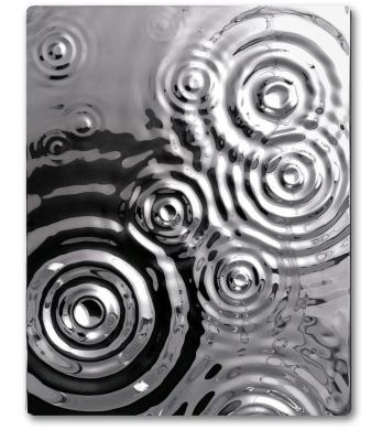 China Super Duplex Water Ripple Corrugated Stainless Steel Sheet Plate 1kg Decorative for sale
