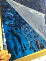 China Super Duplex Water Ripple Corrugated Stainless Steel Sheet Plate 1kg Decorative for sale