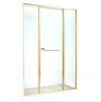 China Stainless Steel Sliding Shower Door Enclosure 8mm Tempered Glass Custom Size for sale