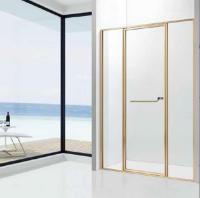 China Stainless Steel Sliding Shower Door Enclosure 8mm Tempered Glass Custom Size for sale