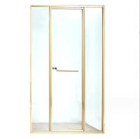 China Stainless Steel Sliding Shower Door Enclosure 8mm Tempered Glass Custom Size for sale