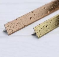 China Painted Gold Mirror Polished Stainless Steel T Shape Tile Trim 1kg for Wall Decoration for sale
