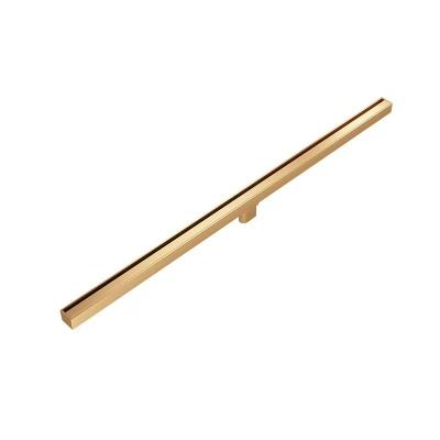 China Brushed Stainless Steel Linear Floor Drain 32x600mm 32x800mm 32x1000mm for Hotel Bathroom for sale