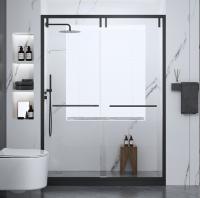 China Stainless Steel Sliding Shower Enclosure 8mm Tempered Glass Custom Size for sale