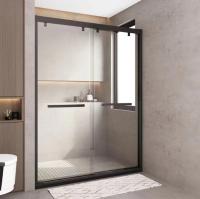 China Stainless Steel Sliding Shower Enclosure 8mm Tempered Glass Custom Size for sale