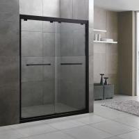 China Stainless Steel Sliding Shower Enclosure 8mm Tempered Glass Custom Size for sale