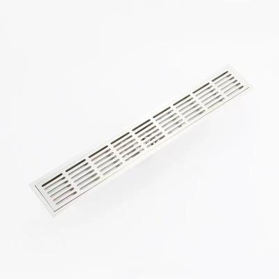 China SS304 316 Stainless Steel Linear Floor Drain 68x400mm Invisible Modern for sale