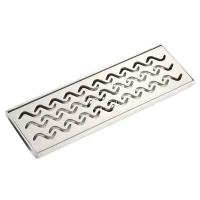 China SS304 316 Stainless Steel Linear Floor Drain 68x400mm Invisible Modern for sale