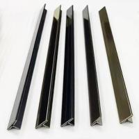 China 201 304 Stainless Steel T Profile Tile Trim Strip Mirror Gold PVD Polished for Wall Floor Decoration for sale