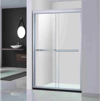 China Custom Size Stainless Steel Sliding Door Shower Enclosure 8mm Tempered Glass for sale
