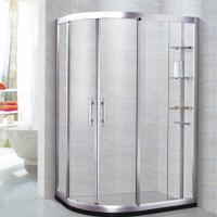 China Custom Size Stainless Steel Sliding Door Shower Enclosure 8mm Tempered Glass for sale
