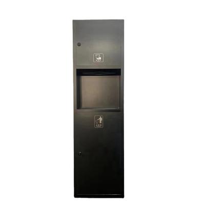 China Stainless Steel Recessed Tissue Box 600x600mm Modern Lobby Bathroom Wall Mounted for sale