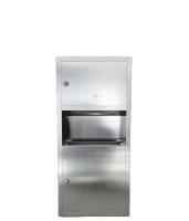 China Stainless Steel Recessed Tissue Box 600x600mm Modern Lobby Bathroom Wall Mounted for sale