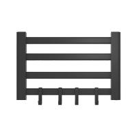 China Three-Layer Modern Steel Electric Heated Towel Warmer Rail 1000x400mm Wall Mounted for sale