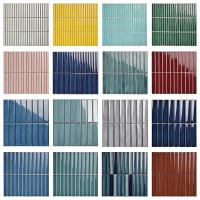 China Matte 3D Marble Kitkat Tile 600x600mm White Pink Green Blue Print Bathroom Wall for sale