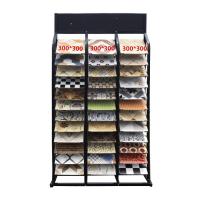 China Eco-Friendly Porcelain Workshop Display Rack Stand for Portable Retail Ceramic Tiles for sale
