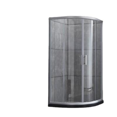 China 8mm Tempered Glass Sliding Shower Enclosure Stainless Steel Waterproof Bathroom Door for sale