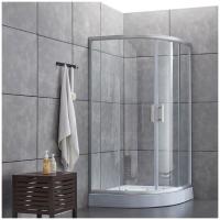 China 8mm Tempered Glass Sliding Shower Enclosure Stainless Steel Waterproof Bathroom Door for sale