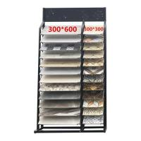 China Eco-Friendly Porcelain Workshop Display Rack Stand for Portable Retail Ceramic Tiles for sale