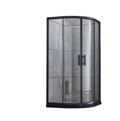 China Stainless Steel Sliding Door Shower Enclosure Custom Size Tempered Glass Bathroom for sale