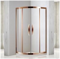 China Stainless Steel Sliding Door Shower Enclosure Custom Size Tempered Glass Bathroom for sale