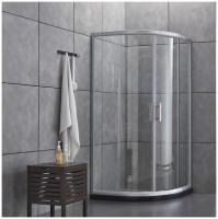 China Stainless Steel Sliding Door Shower Enclosure Custom Size Tempered Glass Bathroom for sale