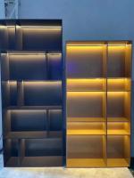 China Stainless Steel Thermostatic Red Wine Cabinet 120 Bottle Capacity Custom Size for sale