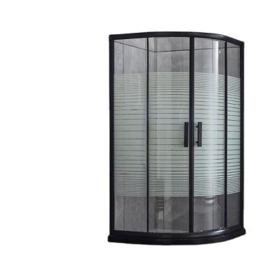 China Stainless Steel Frame Round Tray Sliding Door Shower Room Custom Size 304 Grade for sale