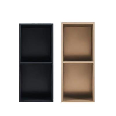 China 304 Stainless Steel Bathroom Wall Shower Niche with LED Lights for Hotel Remodel for sale