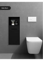 China 304 Stainless Steel Bathroom Wall Shower Niche with LED Lights for Hotel Remodel for sale