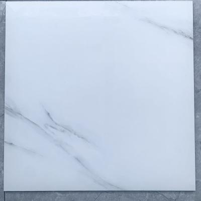 China 600x600mm Ceramic Polished Porcelain Marble Look Glazed Wall Tiles for Bathroom Floor for sale