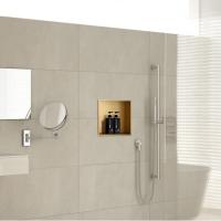 China Stainless Steel Shower Niche Shelf 300x600mm Waterproof Wall Douche for Bathroom Renovation for sale