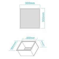 China Stainless Steel Shower Niche Shelf 300x600mm Waterproof Wall Douche for Bathroom Renovation for sale