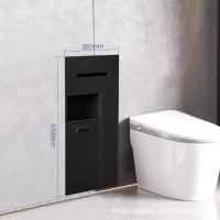 China Brushed Stainless Steel Shower Niche 12x20 Inch Wall Storage Shelf for Towels and Toiletries for sale