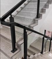 China Matt Finish Stainless Steel Glass Deck Railing Master Pillar for Balcony Systems 1050mm Height for sale