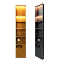 China Modern Design Bathroom Shower Niche with Brushed Surface Finish and LED Light Feature for sale