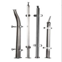China Stainless Steel Terrace Deck Railing 1100mm Height with Design Tube Balustrade for sale