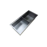 China Waterproof Stainless Steel Shower Niche Tray with Double Shelf and LED Light 12x20 for sale