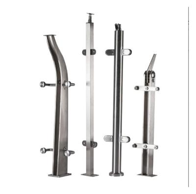 China Stainless Steel Outdoor Stair Railing Brackets for Bridge Handrails 850mm Height for sale