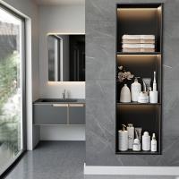 China Brushed Black Stainless Steel Shower Niche for 12 Inch Tiles by Bernkot for sale
