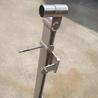 China Mirror Polish Stainless Steel Subway Columns 1050mm Height for Villa Speed Rail Guardrails for sale