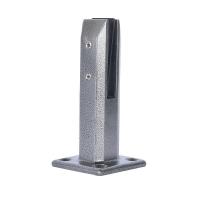China 304 Stainless Steel Glass Handrail Villa Staircase Floor Mounted Column Bridge 1100mm Height for sale