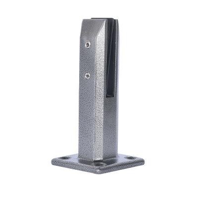 China 304 Stainless Steel Glass Handrail Villa Staircase Floor Mounted Column Bridge 1100mm Height for sale