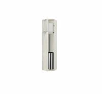 China Stainless Steel Toilet Brush Holder with Built-in Wall Niche 595x145x140mm Custom Size for sale