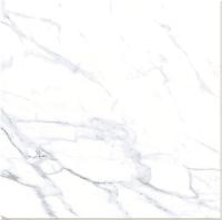 China Bianco Carrara White Porcelain Tile 600x600mm 600x1200mm for Living Room Decoration for sale