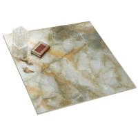 China Gold Stone Imitation Texture 600x600 Polished Porcelain Floor Tiles for Living Room for sale
