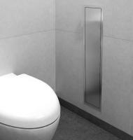 China Stainless Steel Toilet Brush Storage Niche 595x145x140mm Custom Sizes Available for sale